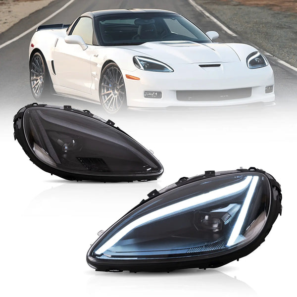 C6 headlights led store