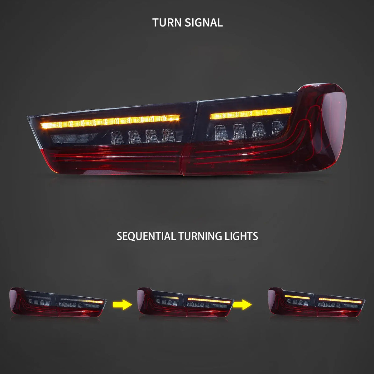 19-UP BMW 3-SERIES G20/G80 M3 Vland Laser Tail Lights CSL Style [E-mar ...