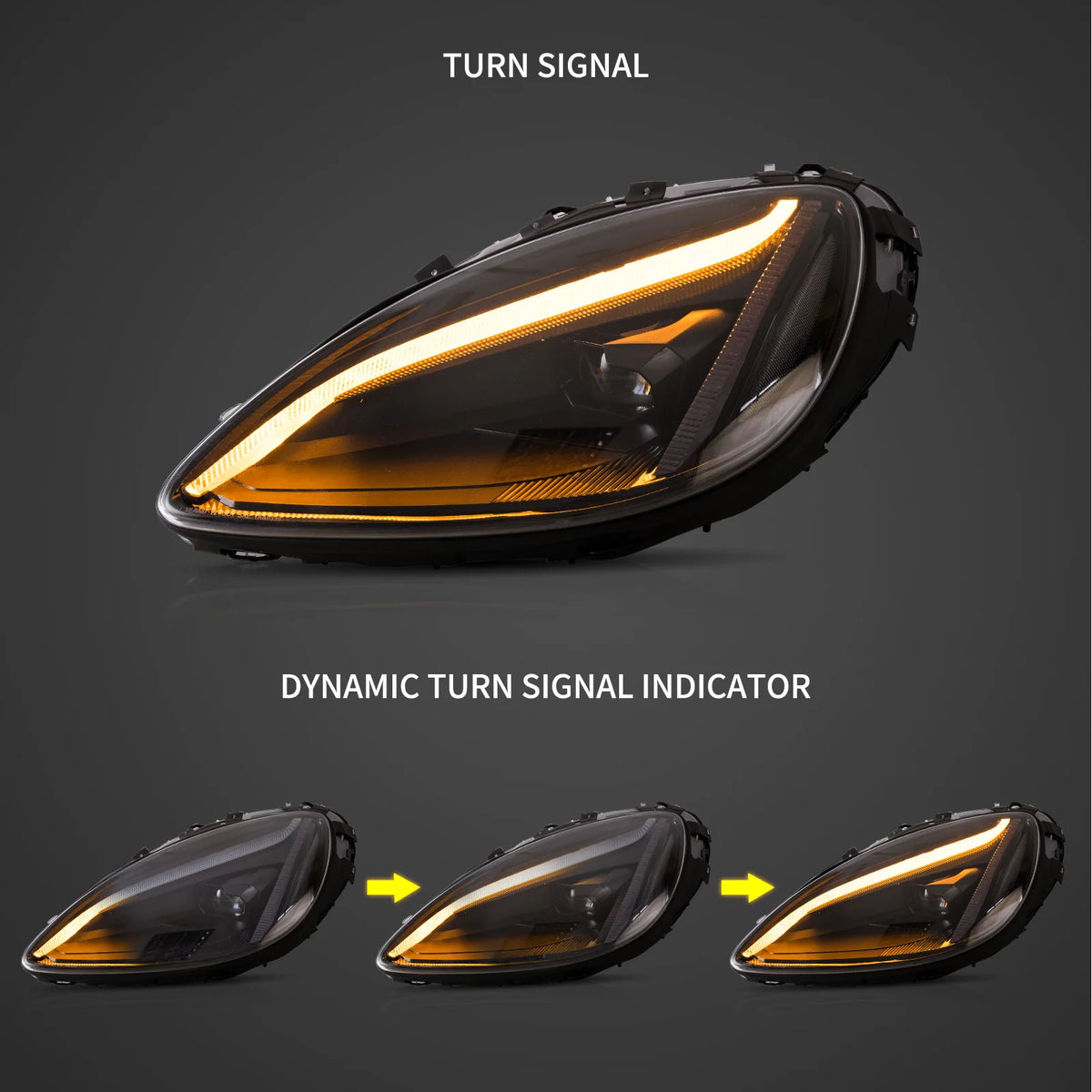 05-13 Chevrolet Corvette C6 6th Gen EU Vland LED Dual Beam Projector H ...