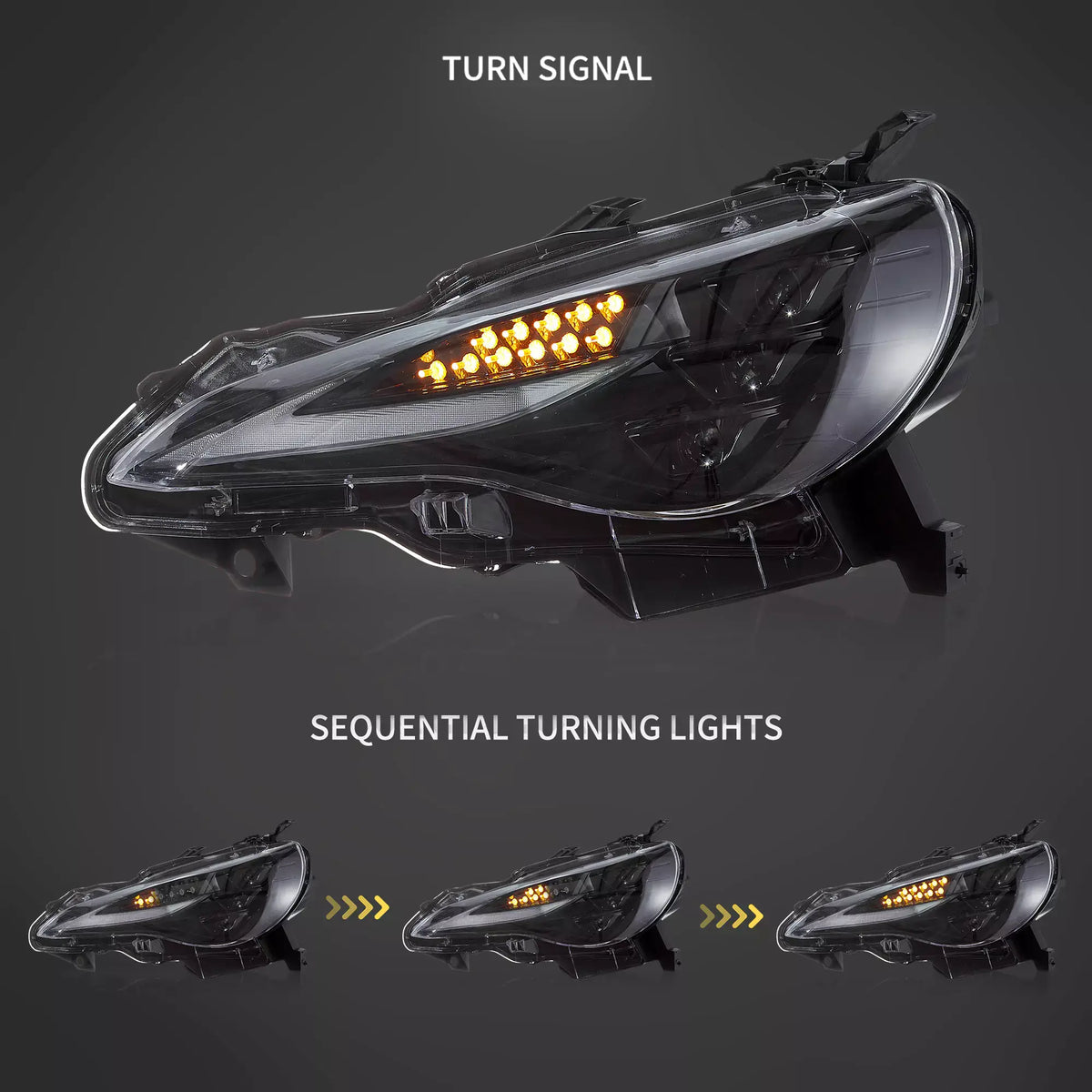 Vland Headlights For 12–21 Toyota 86/GT86, Subaru Brz, Scion Frs W/Tri ...